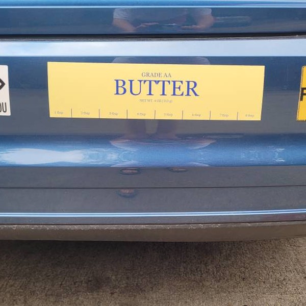 BUTTER Bumper Sticker Funny Cute Aesthetic Gift - Etsy