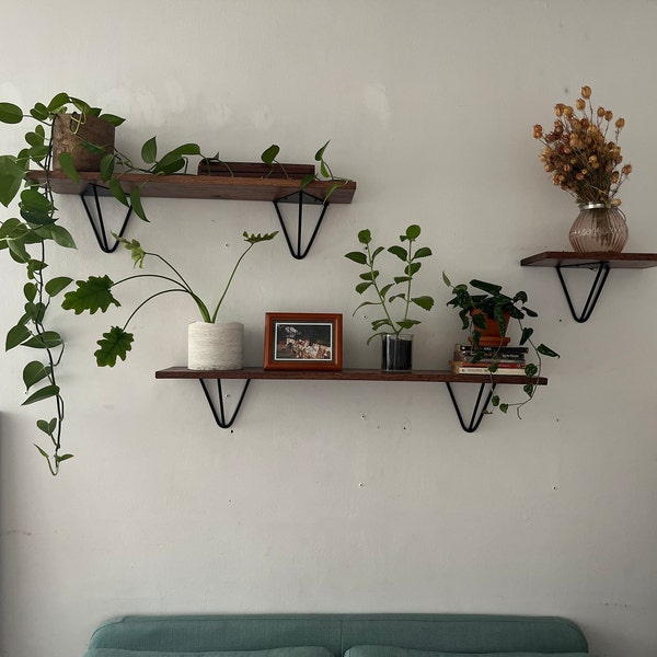 8" Floating Shelf Brackets 4-pack | Modern Minimalistic Style Brackets ...