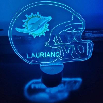 Shimmering Light up Personalized Custom Party Box Table Decoration ...