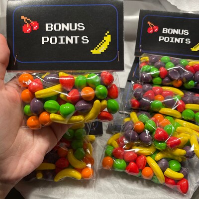 Gaming Party Favors, Bonus Points Party Favor, Video Game Party, Arcade ...