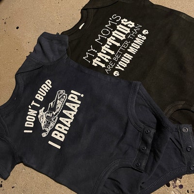 Snowmobile Baby Bodysuit One Piece or Toddler Shirt, I Don't Burp I ...