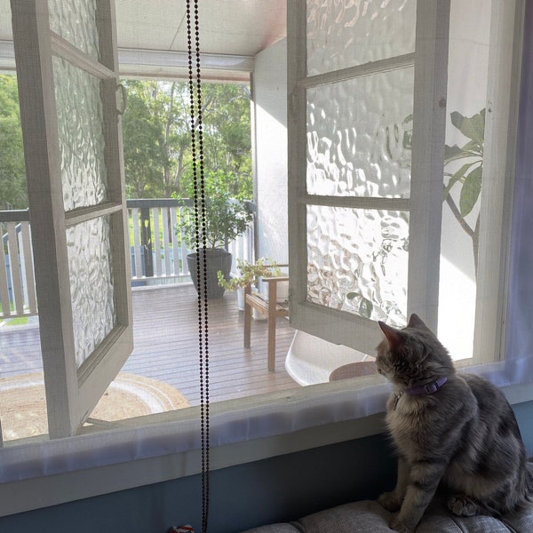 Custom Flat Cats Window Screens - Mesh Window Protection for Cats - Etsy