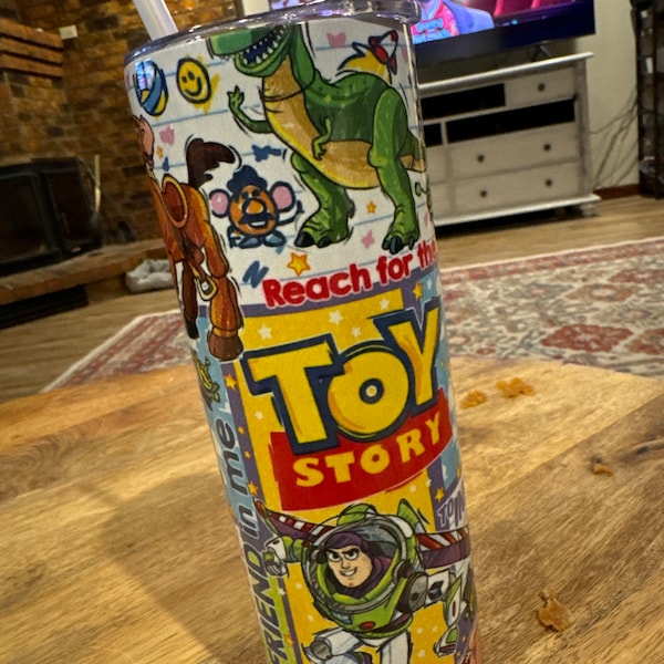 Toy Story Tumbler Cup , Toy Story Cup Ideas , Toy Story Gifts , Toy ...