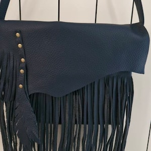 Brown Leather Handbag Grained Cow Leather, Brown Purse, Cognac Brown ...