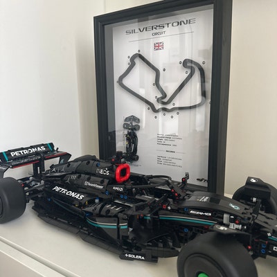 F1 Frame With Car and 3D Track F1 Wall Art 40x30cm Corners Numbers ...