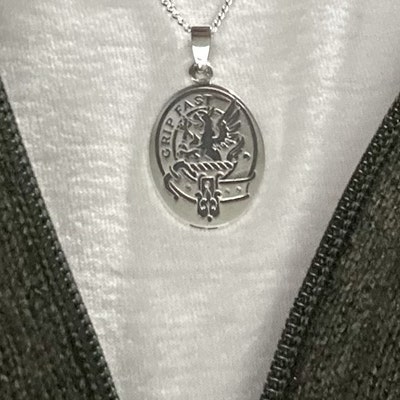 Maclean Scottish Clan Crest Signet Ring, Silver Hallmarked Handmade and ...