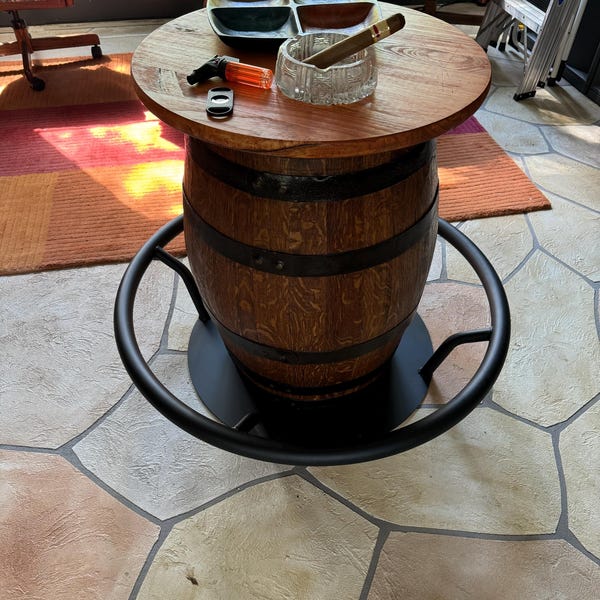 Whiskey Barrel Footrest, Fits Any Standard 53 Gallon Whiskey Barrel ...