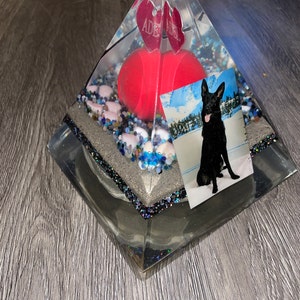 Pet Memorial Pyramid Large Resin Memorial Dog/cat Ashes - Etsy