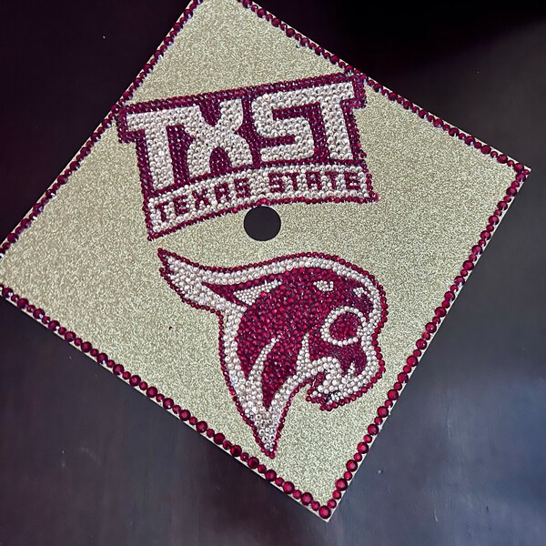 Glitter Graduation Cap Topper Blank Base, Custom Graduation Cap Topper ...