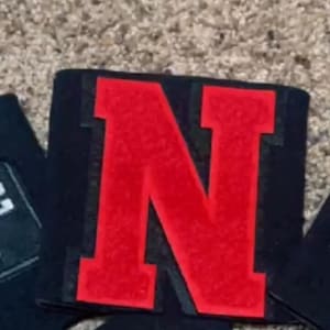 Blue Chenille Letters Patch, DIY Name Alphabet Patches,patches for ...