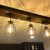 Rustic Farmhouse Decor Farmhouse Ceiling Light Cage Light Barn Light ...