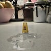 Miniature Warning Sign Mini Floor Caution Sign Yellow Plastic Notice 1/ ...