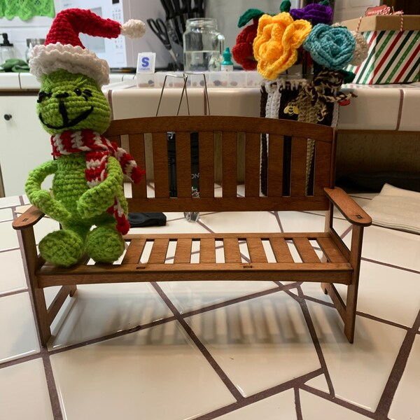 Miniature Doll Park Bench for 1:6 Scale (for 11-12 Inch Doll) - Etsy