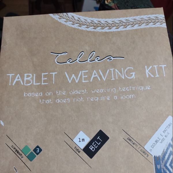 Tablet Weaving Kit, DIY Craft Kit Advanced, Complete Kit for Weaving a ...