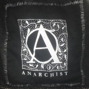ANARCHIST Patch Pretty Type A is the First Letter of the - Etsy