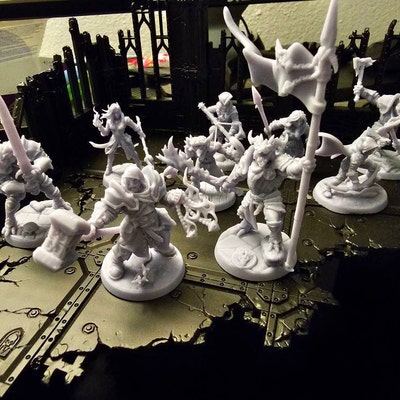 Box of Minis Dnd, Dungeons and Dragons, Tabletop Gaming, Miniature ...