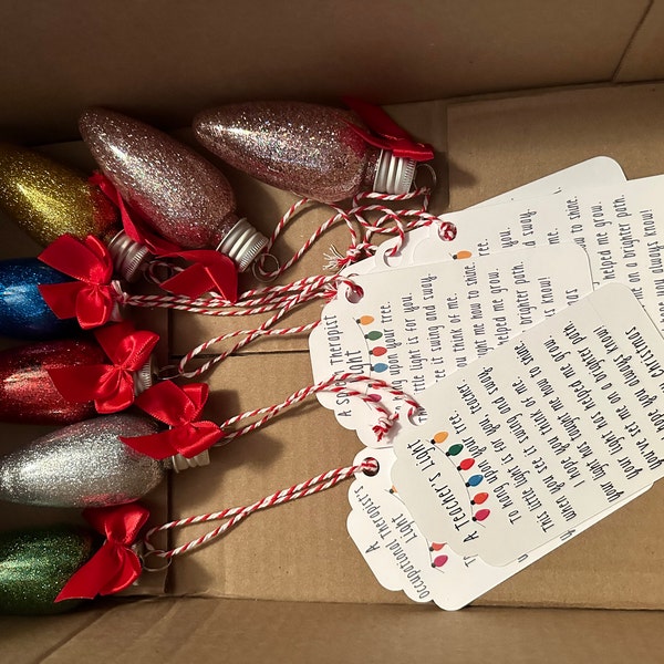 A Teachers Light, Paraeducator, Teacher Christmas Ornament, Speech ...