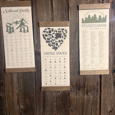 Pennsylvania State Park Checklist WITH Pen // Travel Pennsylvania ...