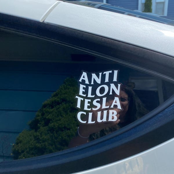 Tesla Owner Bumper Sticker, I Bought This Before ELON WENT CRAZY, Tesla ...