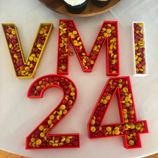 Custom Fillable Letter Box for Treats, Snacks, Candy, Charcuterie ...