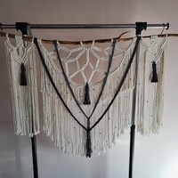 Macrame lotus mandala pdf pattern, intermediate and advanced macrame tutorial, DIY macrame step ...