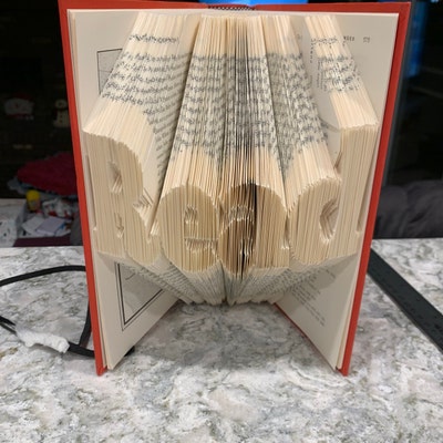 Book Folding Pattern for read and FREE TUTORIAL - Etsy