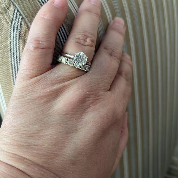 Lotus Floral Tulip Setting Engagement Ring Yellow Gold Vintage ...