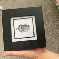 Acorn Lino Print - Etsy UK