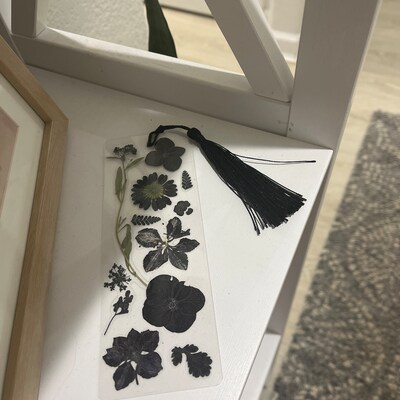 Laminated Bloody Acrylic Paint Bookmark Customizable Red and Black ...