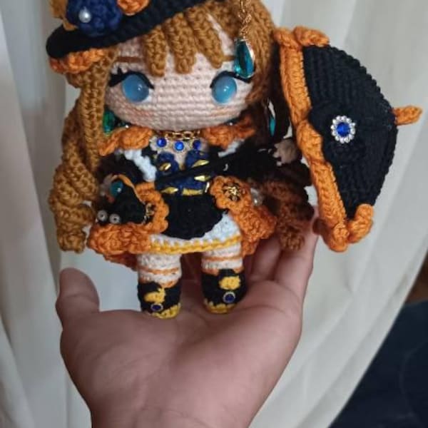 Crochet PDF Pattern: "navia" Chibi Amigurumi - Etsy