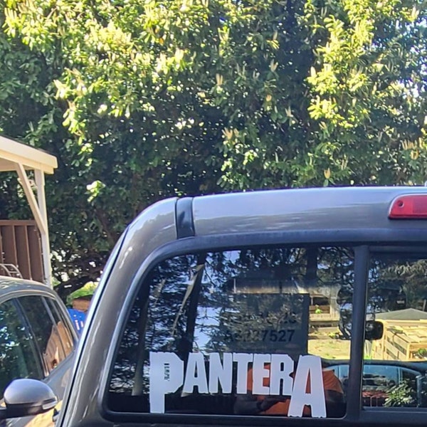 Pantera Decal: Metal Band Sticker for Car, Laptop, Mirror - Etsy