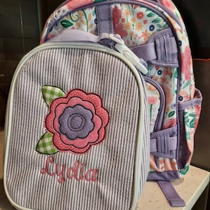 Personalized Seersucker Backpack Faux Smocked Seersucker - Etsy