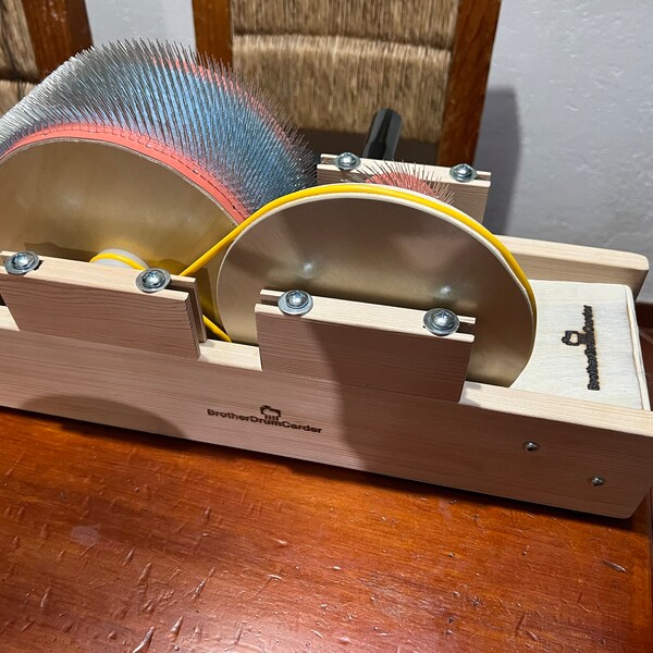 Large "big Brother" Motorized Electric Drum Carder - Etsy