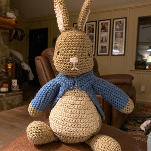 Peter the Rabbit- Crochet Pattern Only - Amigurumi - US Terminology - Etsy