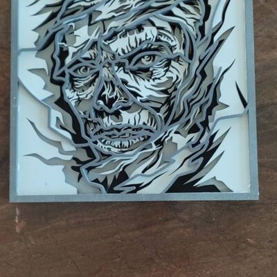 Nature Multilayer/ Nature SVG/ 3D Decor/ CNC File/ Mountain Svg Files ...