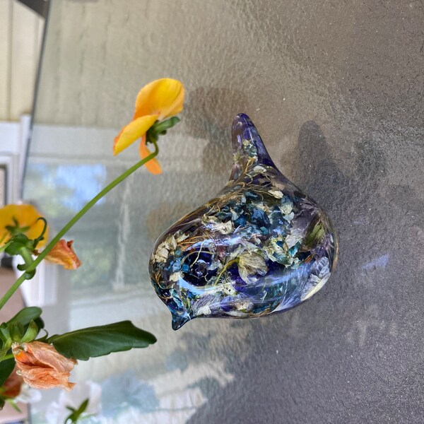 Funeral Flower Keepsake Large Bird, Memorial Service Keepsake Songbird ...