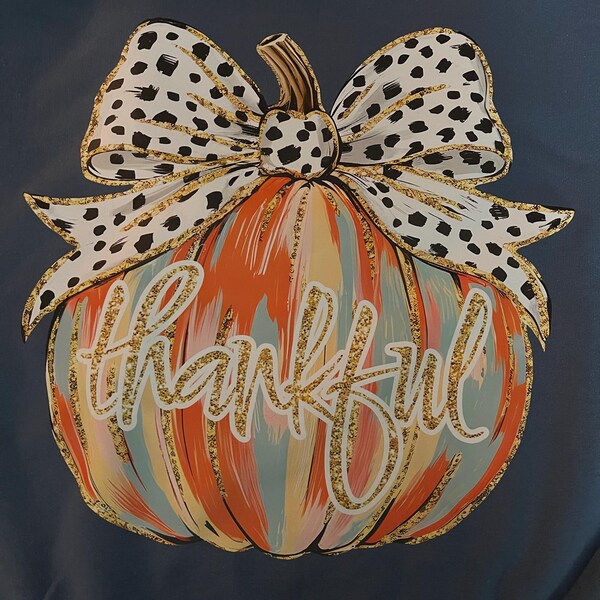 Colorful Coquette Gold Glitter Pumpkin Png Thankful Pumpkins ...