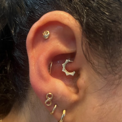 Minimalist Septum Ring, 6mm Snug Fit Septum Hoop, Gold Septum Hoop ...