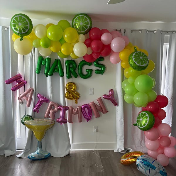 Margs and Matrimony Bachelorette Party Margarita Balloons Margs ...