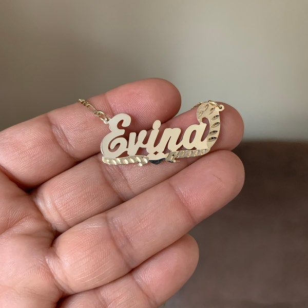 Customized Gold Name Plate Handmade - Etsy