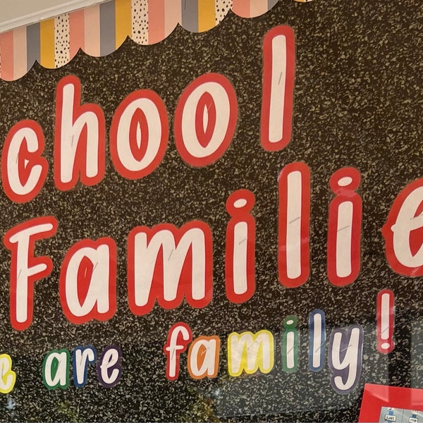 Primary Colors Primary Font A-Z Bulletin Board Letters, Punctuation ...