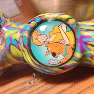 Custom Space Stitch Glass Smoking Pipe Girly Pipes Unique - Etsy