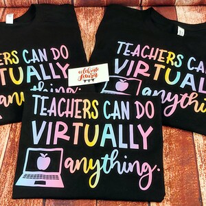 Teachers Can Virtually Do Anything SVG Cut File Vinyl Decal for ...