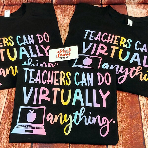 Teachers Can Virtually Do Anything SVG Cut File Vinyl Decal for ...