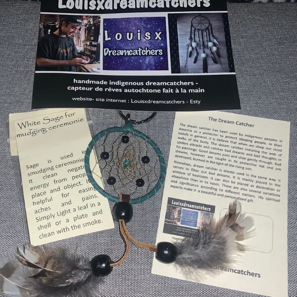 Native American Green and Black Dreamcatcher - Etsy