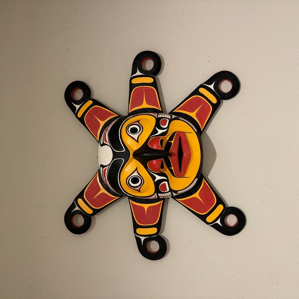 Killer Whale Mask | Orca Native American Shaman's Ceremonial | Hand ...