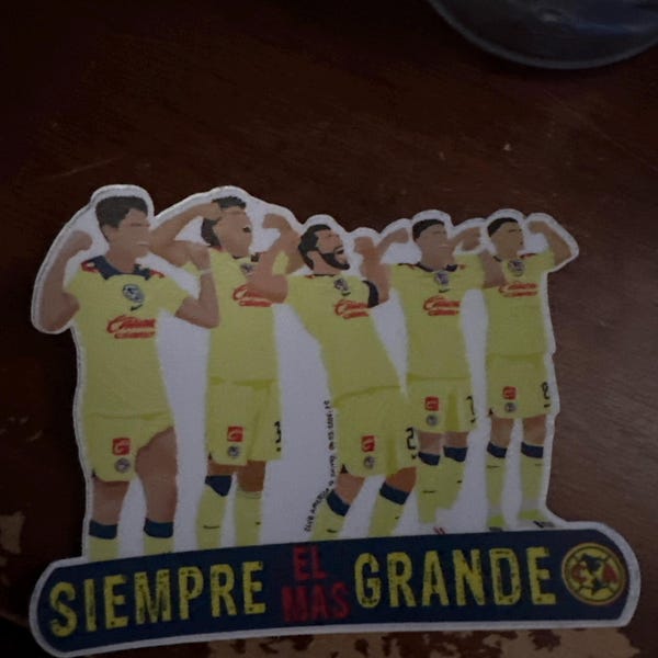 Club America Muscle Pose Sticker Chivas Vs America Concacaf Game 2024 ...