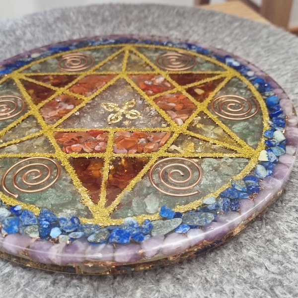 Orgone Tower Buster | Dodecagram Star Orgonite Device for Clearing ...