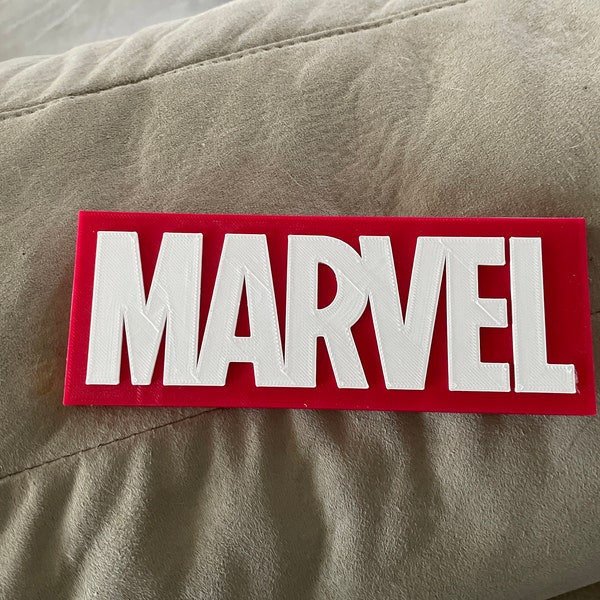 Marvel Studios Style Logo Sign Decor ~7in (man Cave, Game Room ...