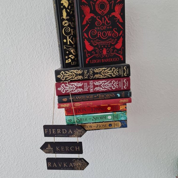 Six of Crows Wooden Signs, Handmade Wood Engraved, Inspired by the ...